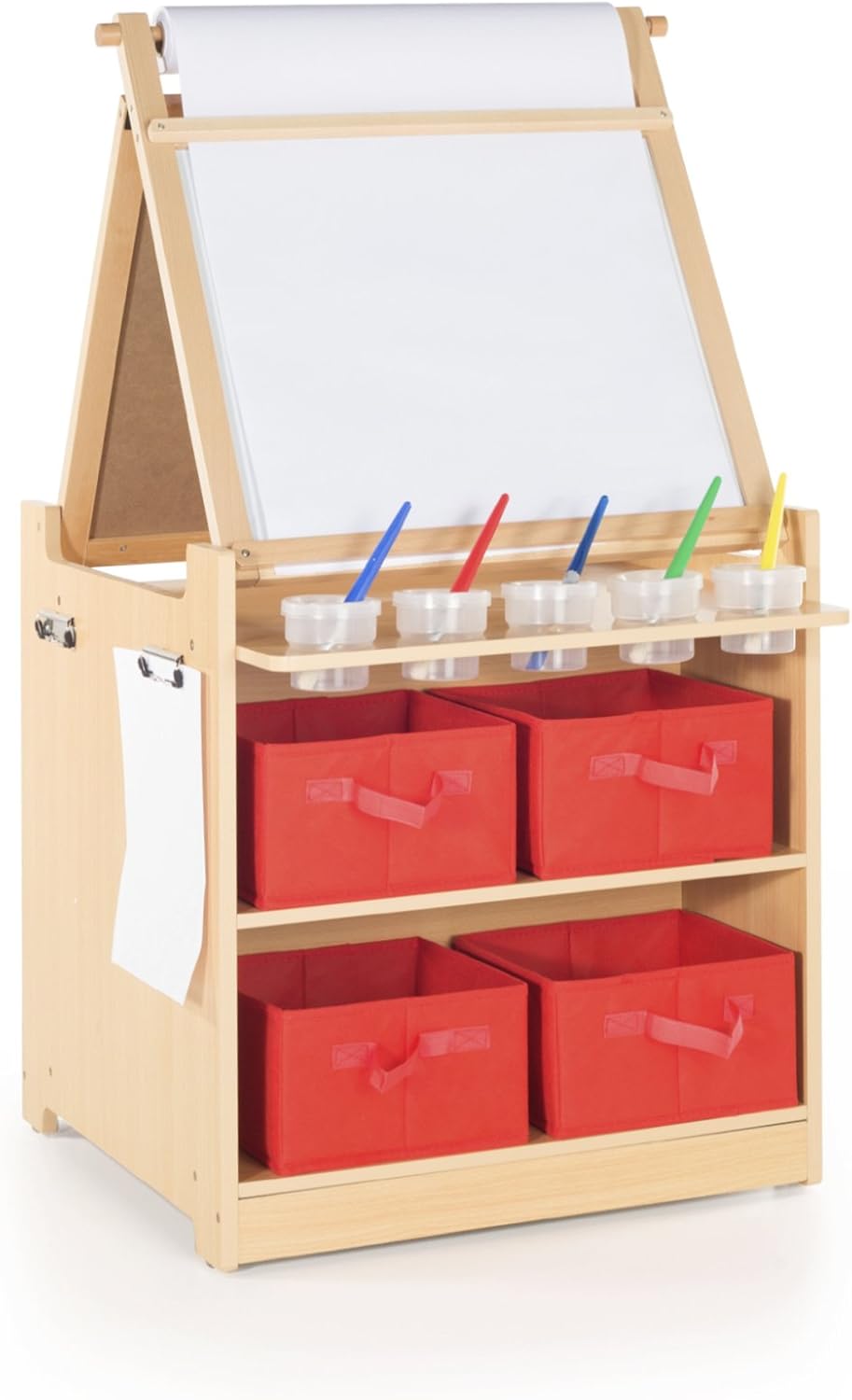Buy Guidecraft Desk to Easel Art Cart - Kids' Folding Arts and Crafts ...