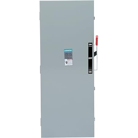Siemens DTNF324R 200-Amp 3 Pole 240-volt 3 Wire Non-Fused Double Throw ...