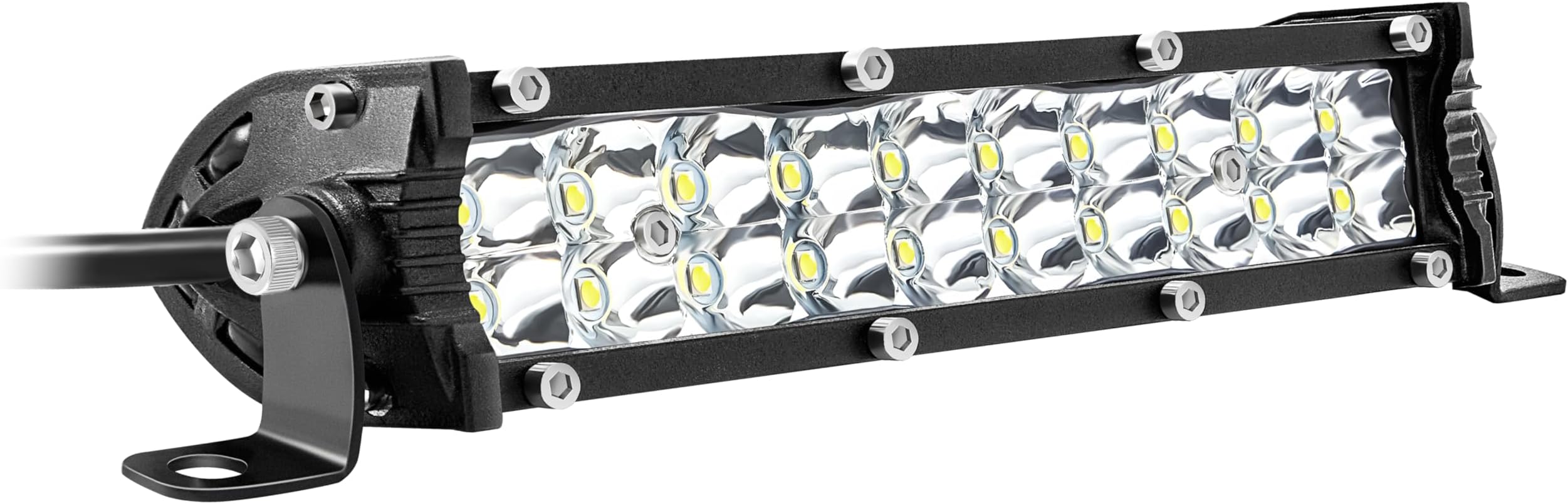 Amazon.com: True Mods 2pc 7" Ultra-Slim Single Row Off Road LED Light ...
