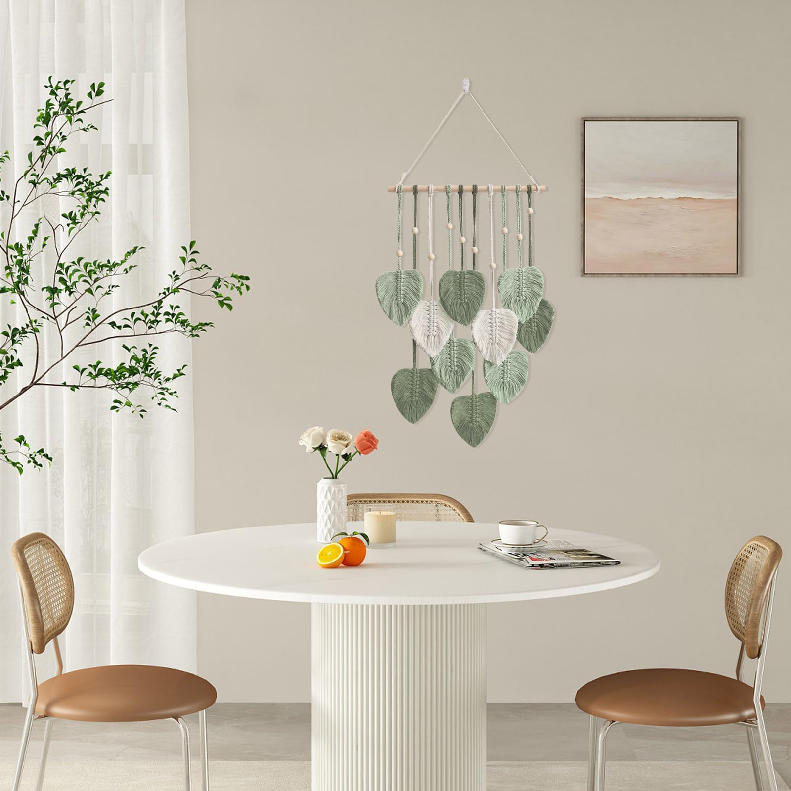 Decorando Con Hojas Y Plumas Hojas De Plumas Para Colgar En La Pared