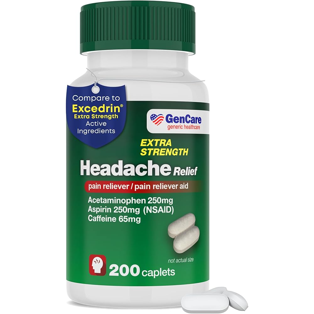$2/mo - Finance GenCare - Headache Relief Acetaminophen with Aspirin ...