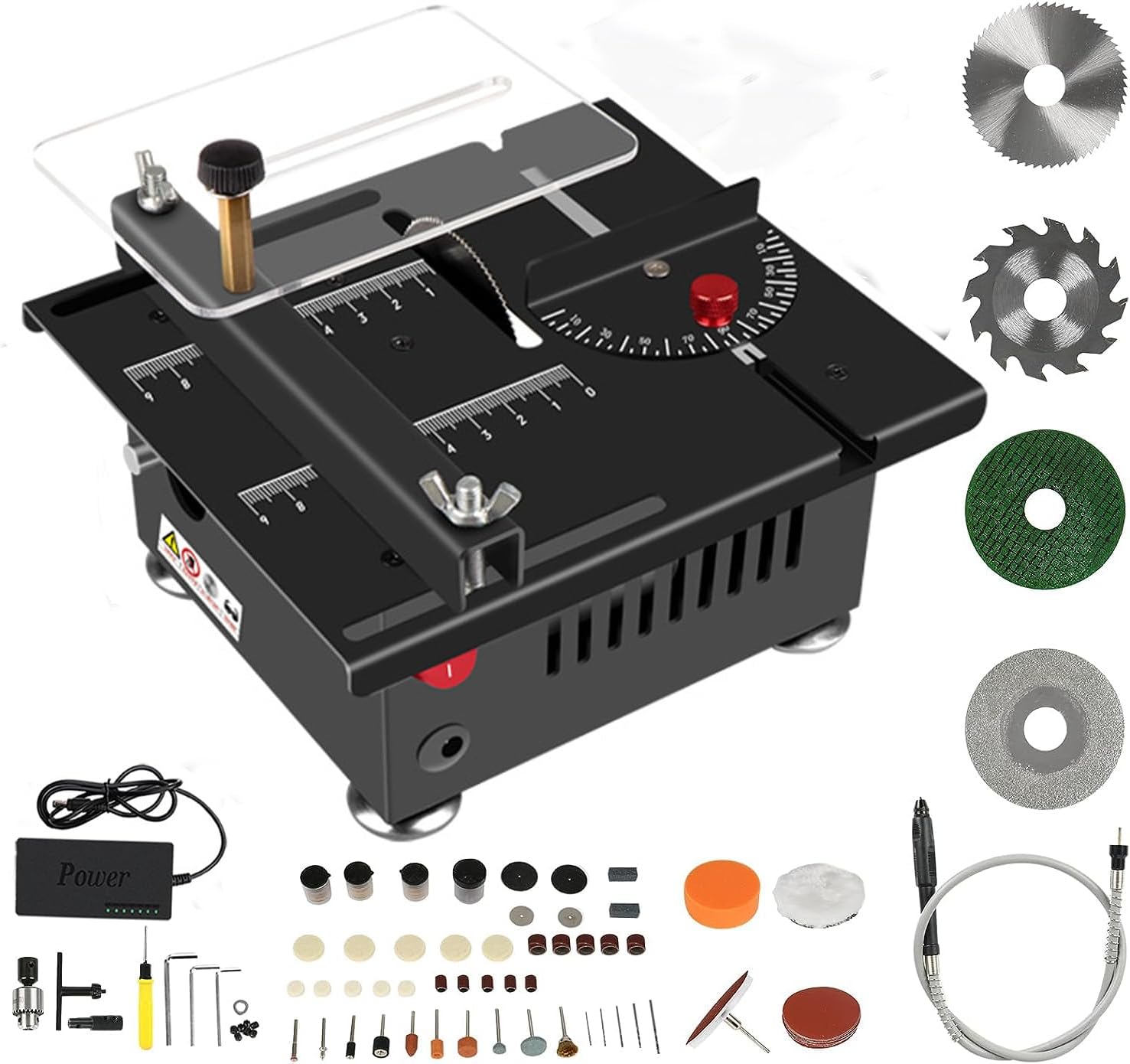 Mini Sega da Tavolo da 100W - Multifunzionale e Portatile - Sega da ...