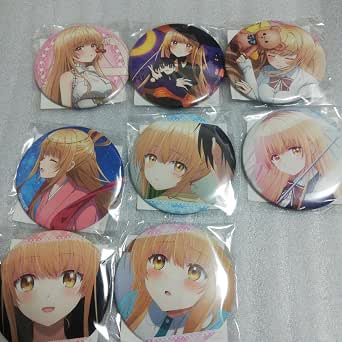 Amazon.co.jp: Angel Next Door Shiina Noon Can Badge Set of 8 : Toys & Games