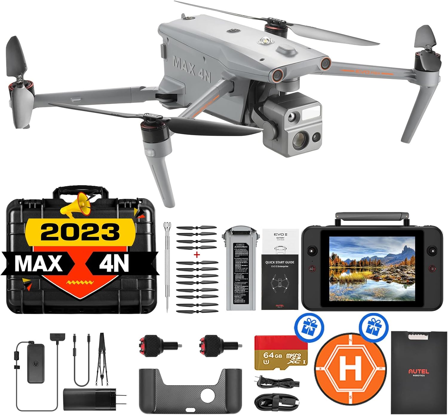 Amazon.com: Autel Robotics EVO MAX 4N Drone, Starlight Night-Vision ...