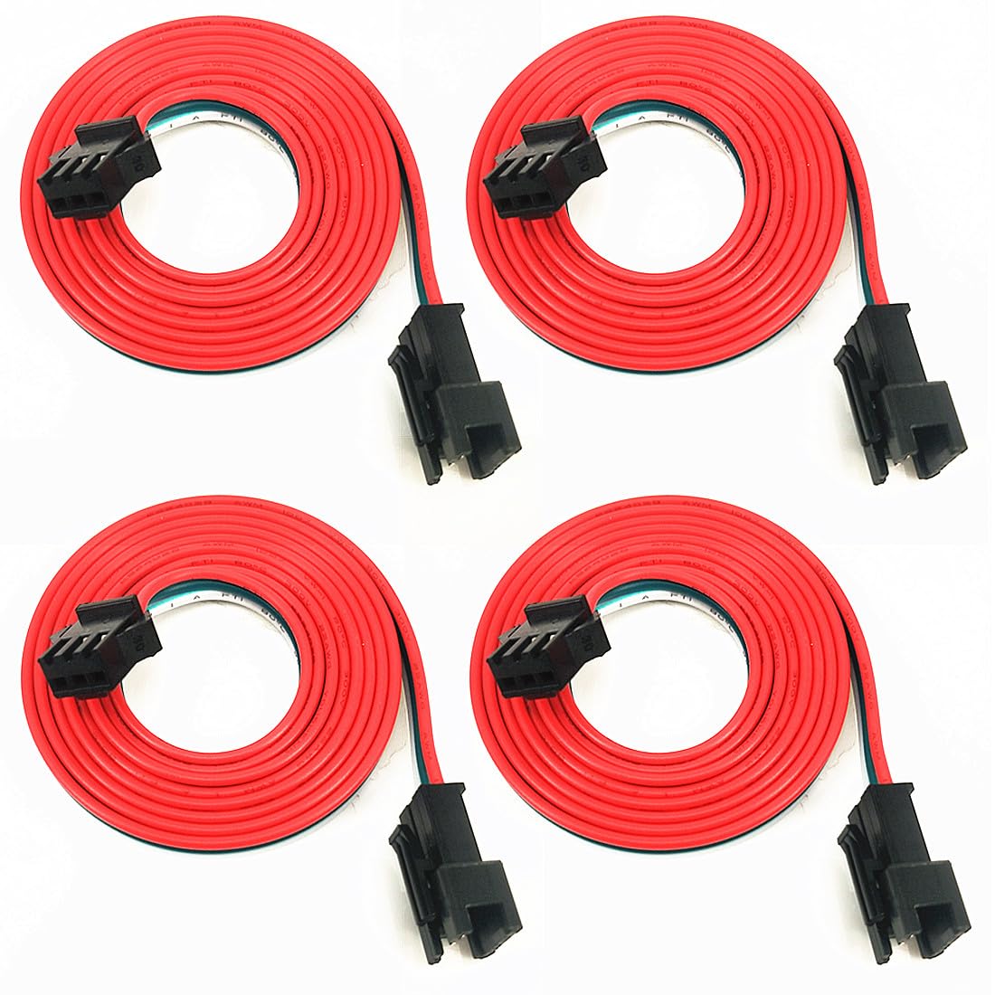 Amazon.com: WFYZQLJE 4pcs 3.28 Foot (1 Meter) 3-pin JST SM Male and ...