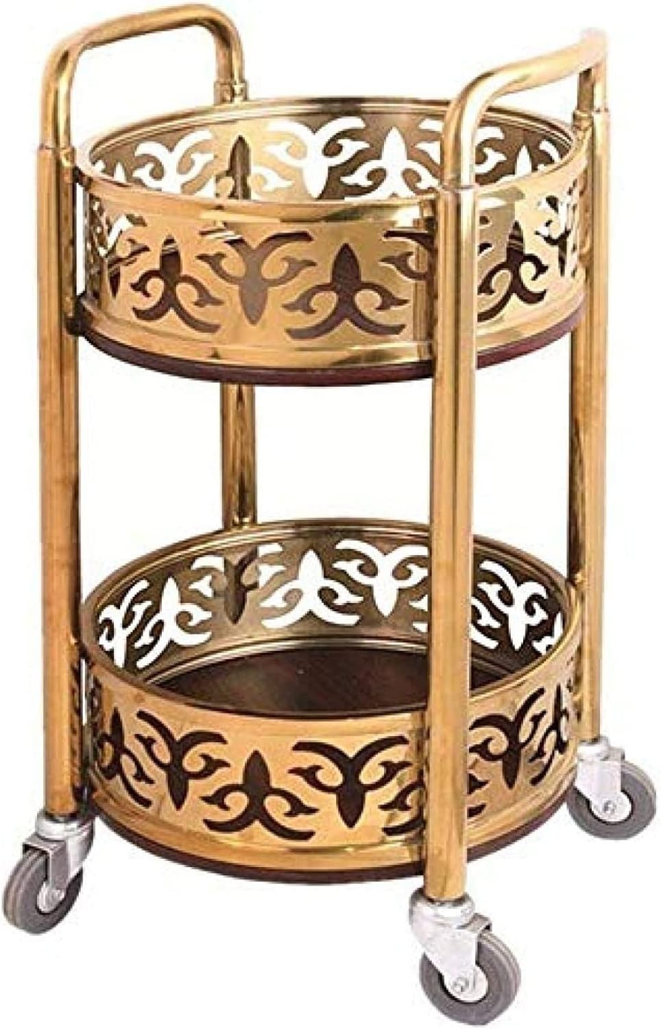 Amazon.com - KEPIUAAF Bar Cart, Home Bar Hotel Serving Cart Wine Cart ...