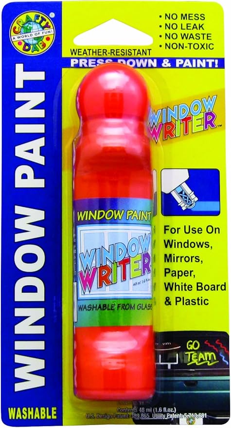 Amazon.com : Crafty Dab Window Writer - Orange : Art Paints : Arts ...