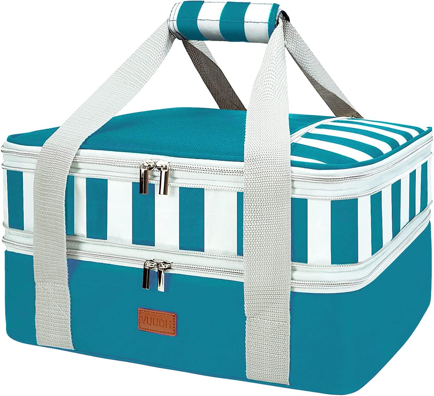 Amazon.com: esouler Double Insulated Casserole Carrier Bag Hot & Cold ...