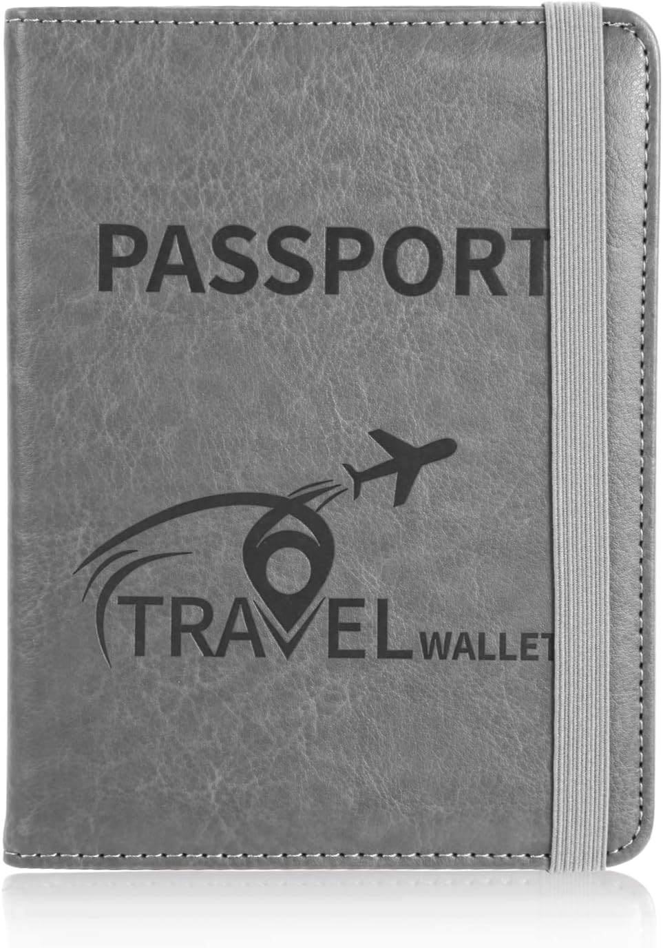 Passport Holder Cover,PU Leather Passport Travel Wallet,NHS COVID Pass ...