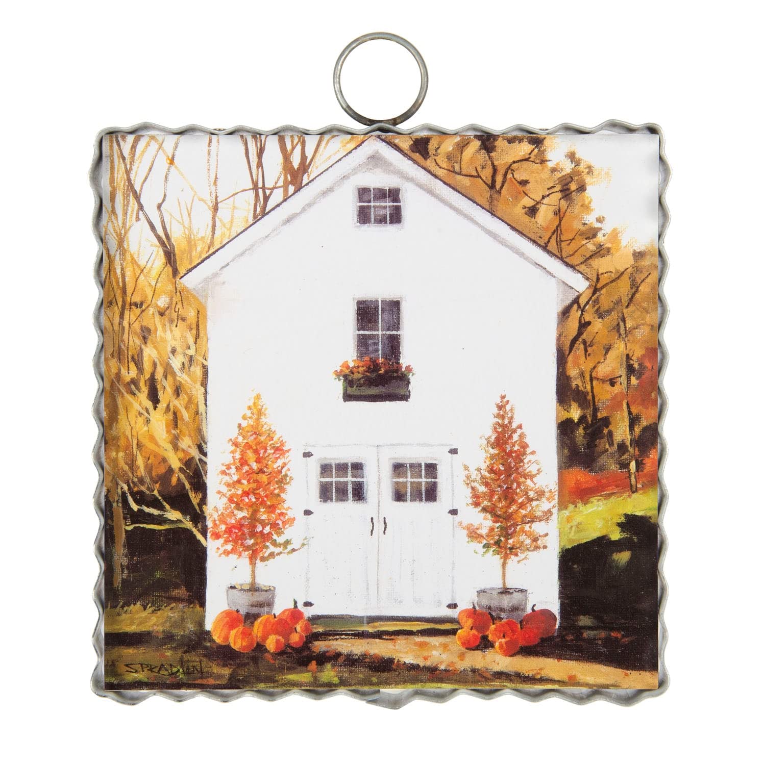 Amazon.com: The Round Top Collection - Mini Gallery Fall Party Barn ...