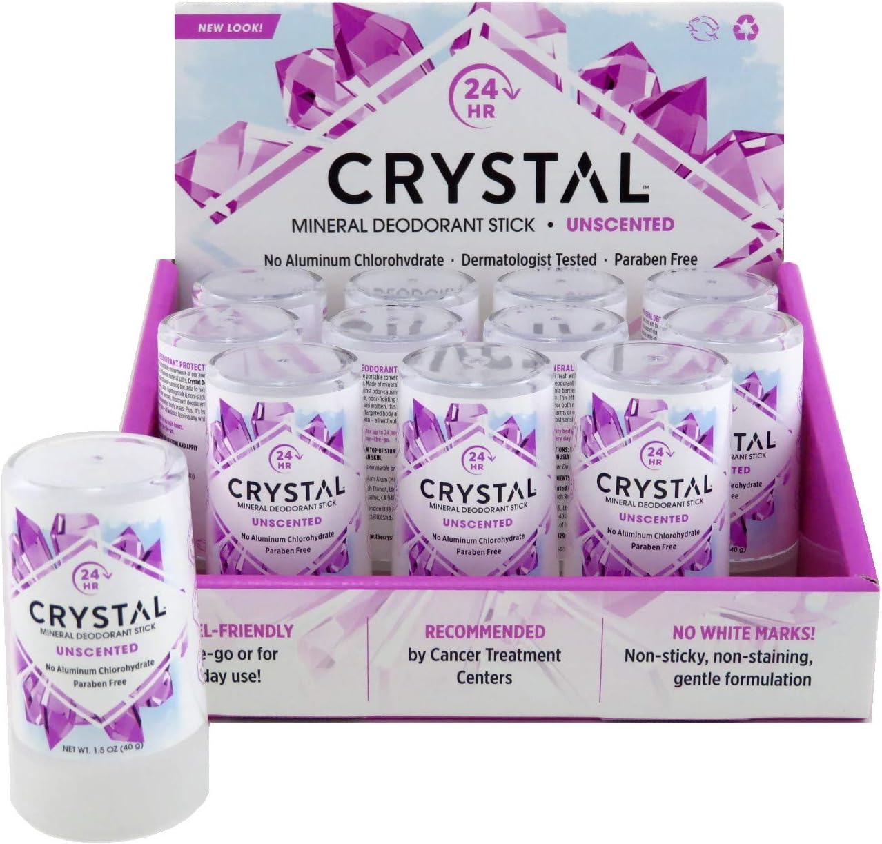 Amazon.com : The Crystal Deodorant Stick 4.25 Oz (The manufacturer ...