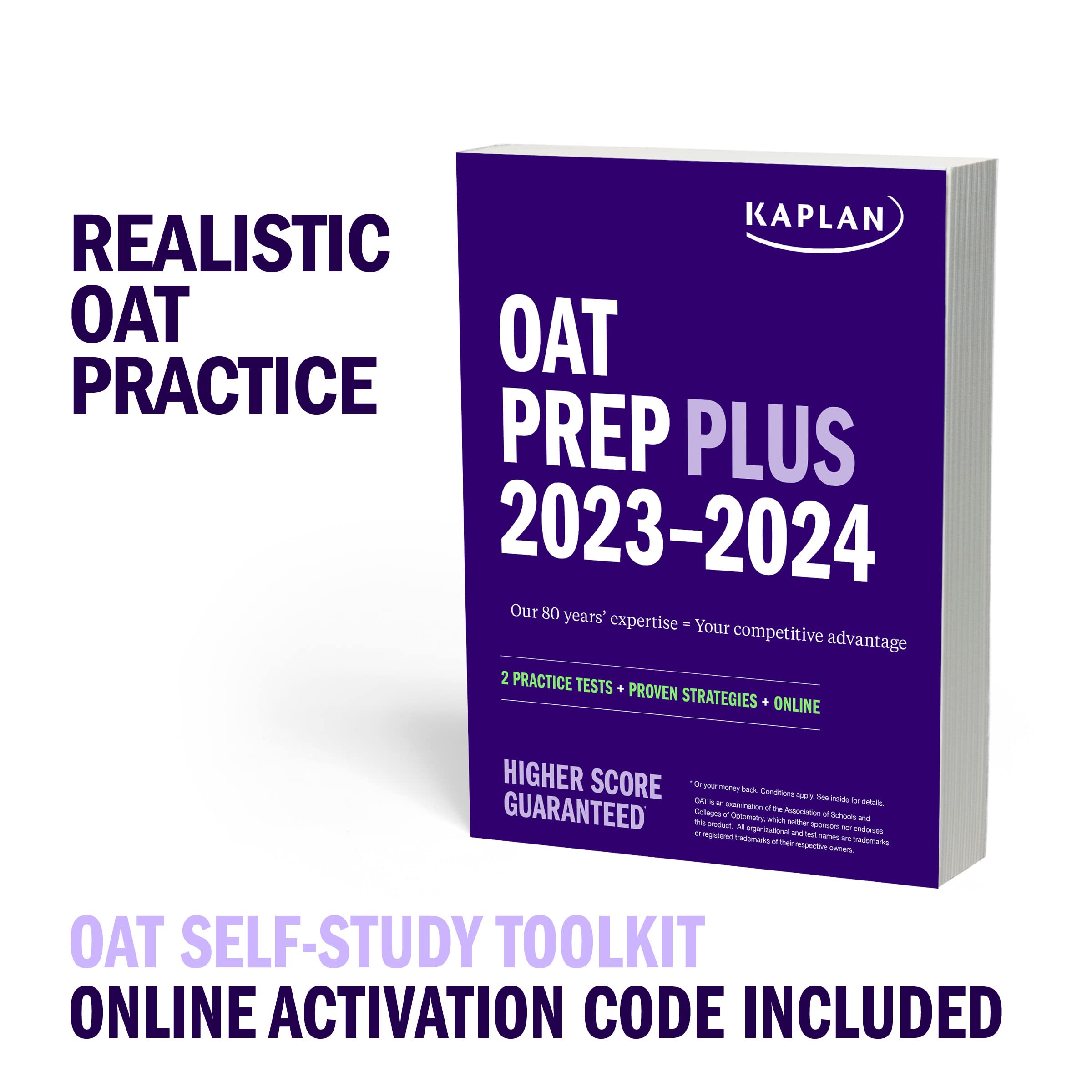OAT Self-Study Toolkit 2023–2024: OAT Prep Plus Book + 4 Practice Tests ...