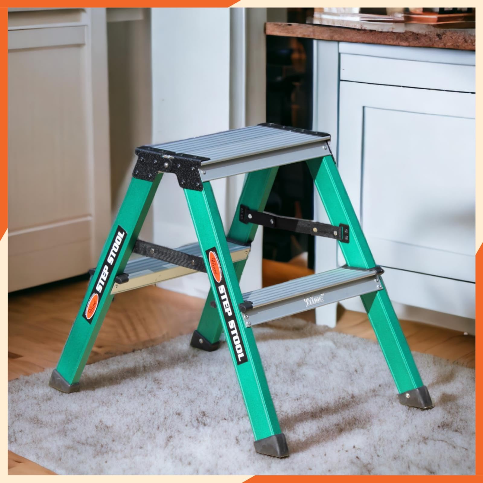 Parasnath Black Diamond Ladder 2 Step Heavy Folding Step Ladder with ...