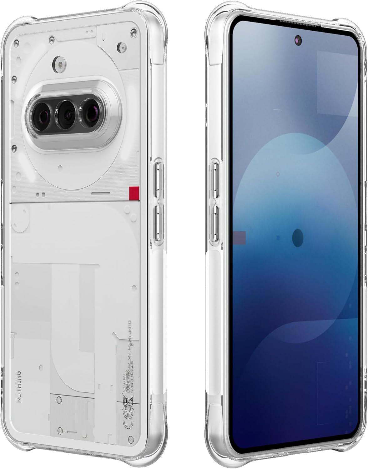 Amazon.com: Cresee Case for Nothing Phone 3a, Clear Cover with ...