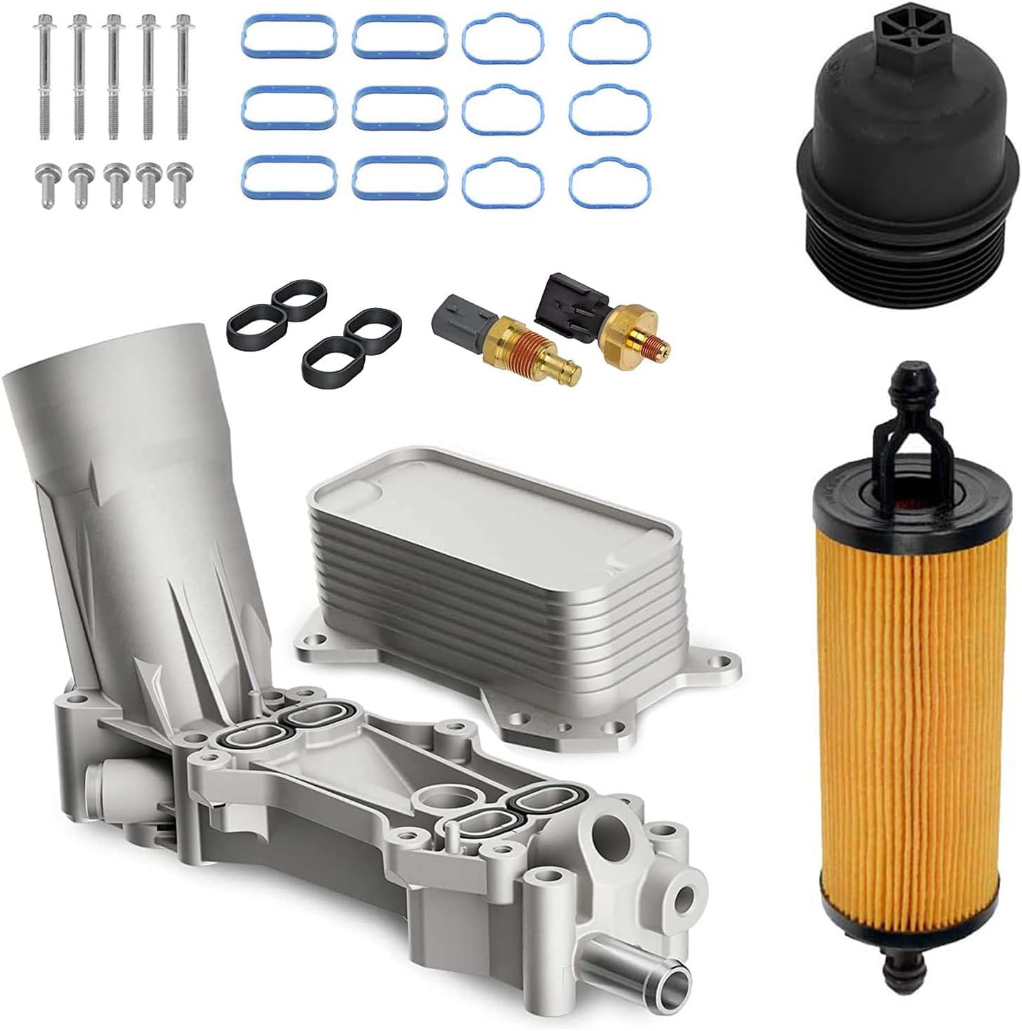 Boeeda 926-959 Upgraded Aluminum 3.6L V6 Engine Oil Cooler Assembly ...