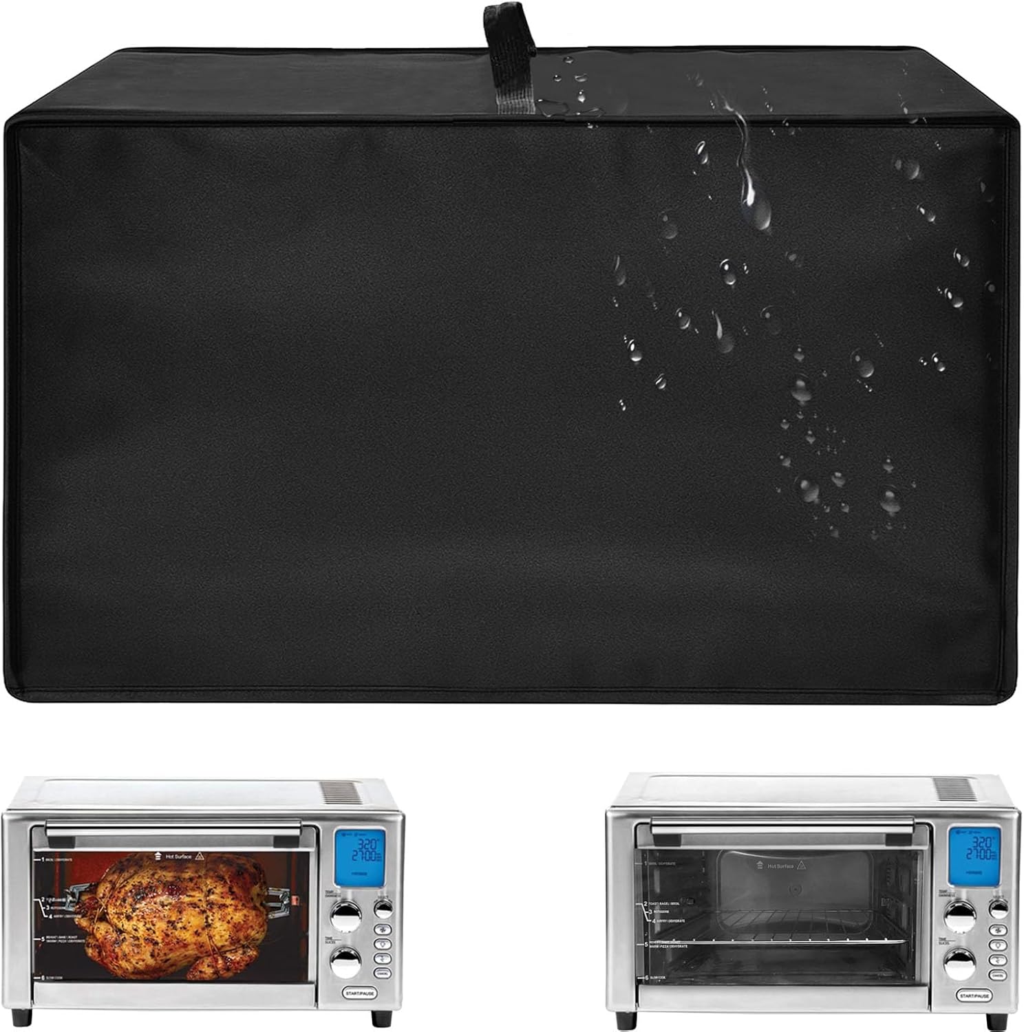 Amazon.com: GWYSY Toaster Oven Air Fryer Cover, Heat-Resistant ...