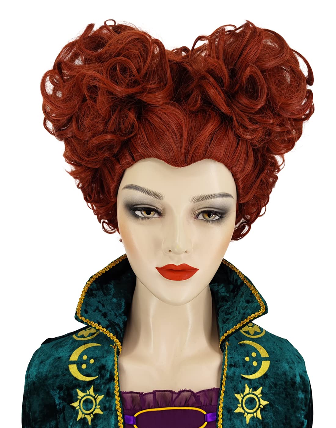 Amazon.com : Juziviee Brown Wigs for Winifred Sanderson Wig Costume ...