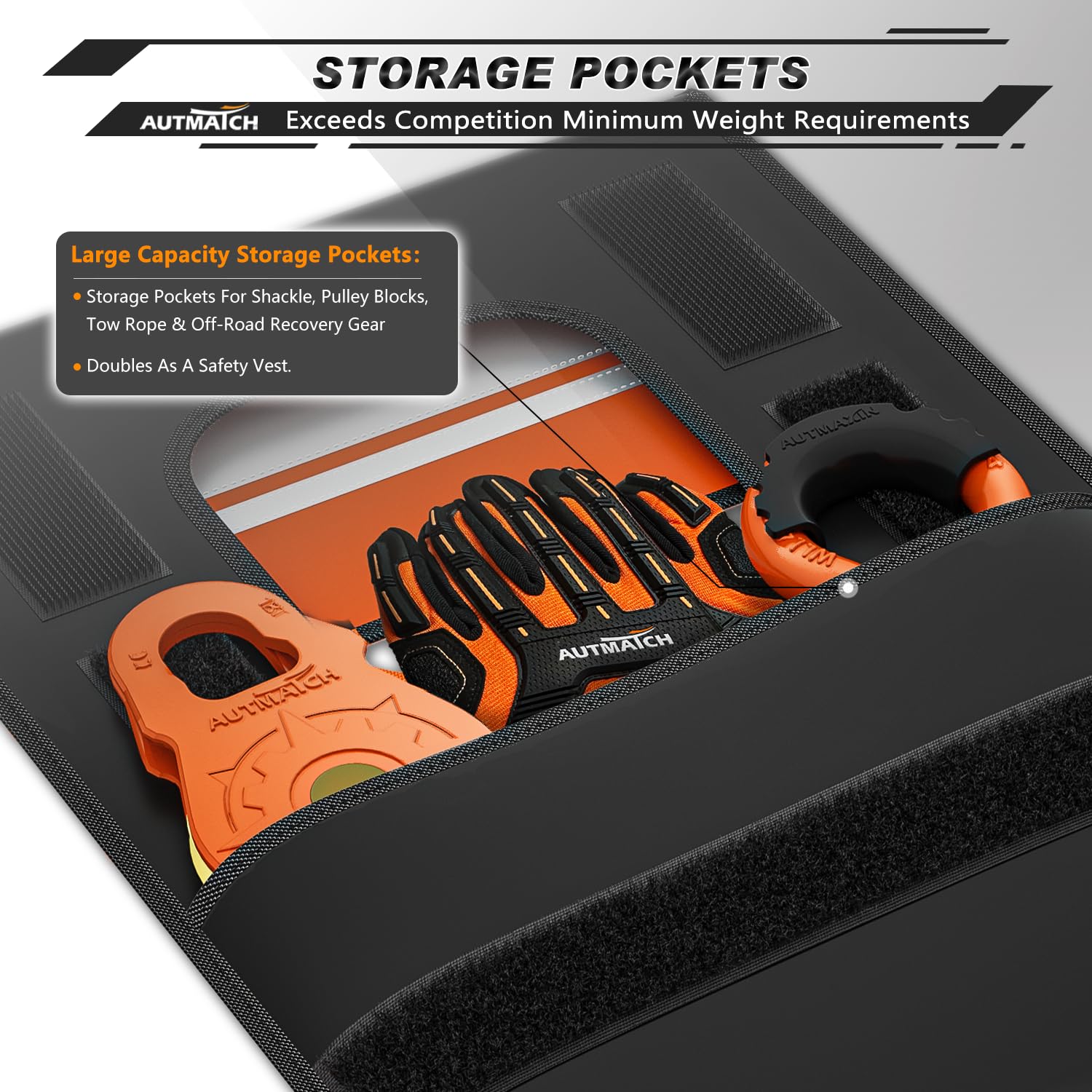 Snapklik.com : AUTMATCH Winch Cable Damper - Winch Damper For Safety ...