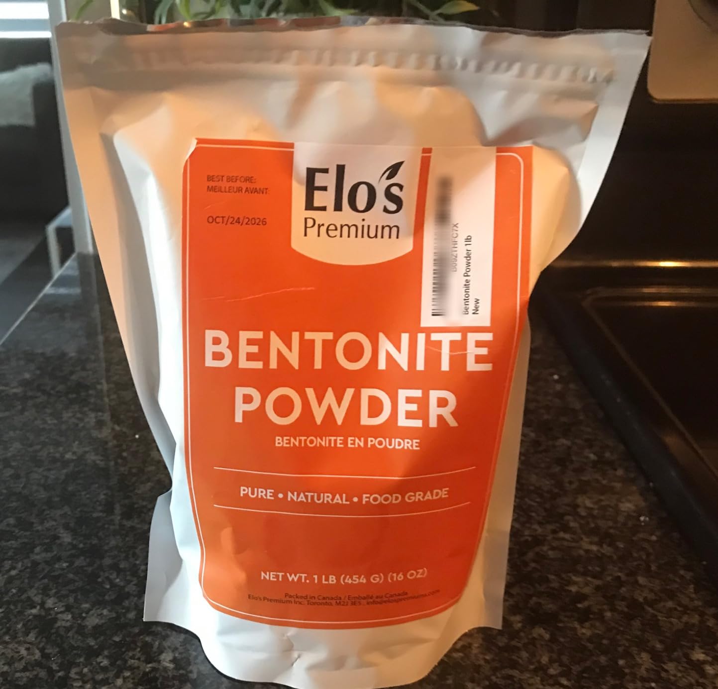 Bentonite Powder Clay (1lb)| Packed in Canada| 100% Pure and All ...