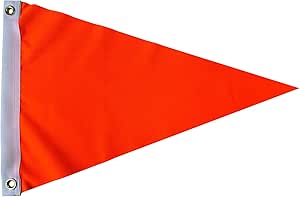 Amazon.com : AZCOVER Orange Flag, 12x18 Safety Flags Heavy Duty ...