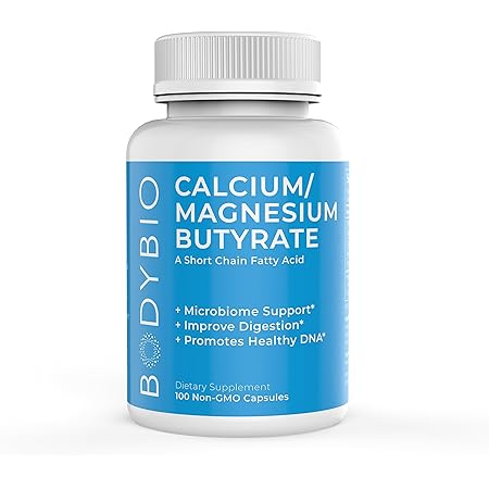 Amazon.com: BodyBio Butyrate with Calcium & Magnesium - Supports ...