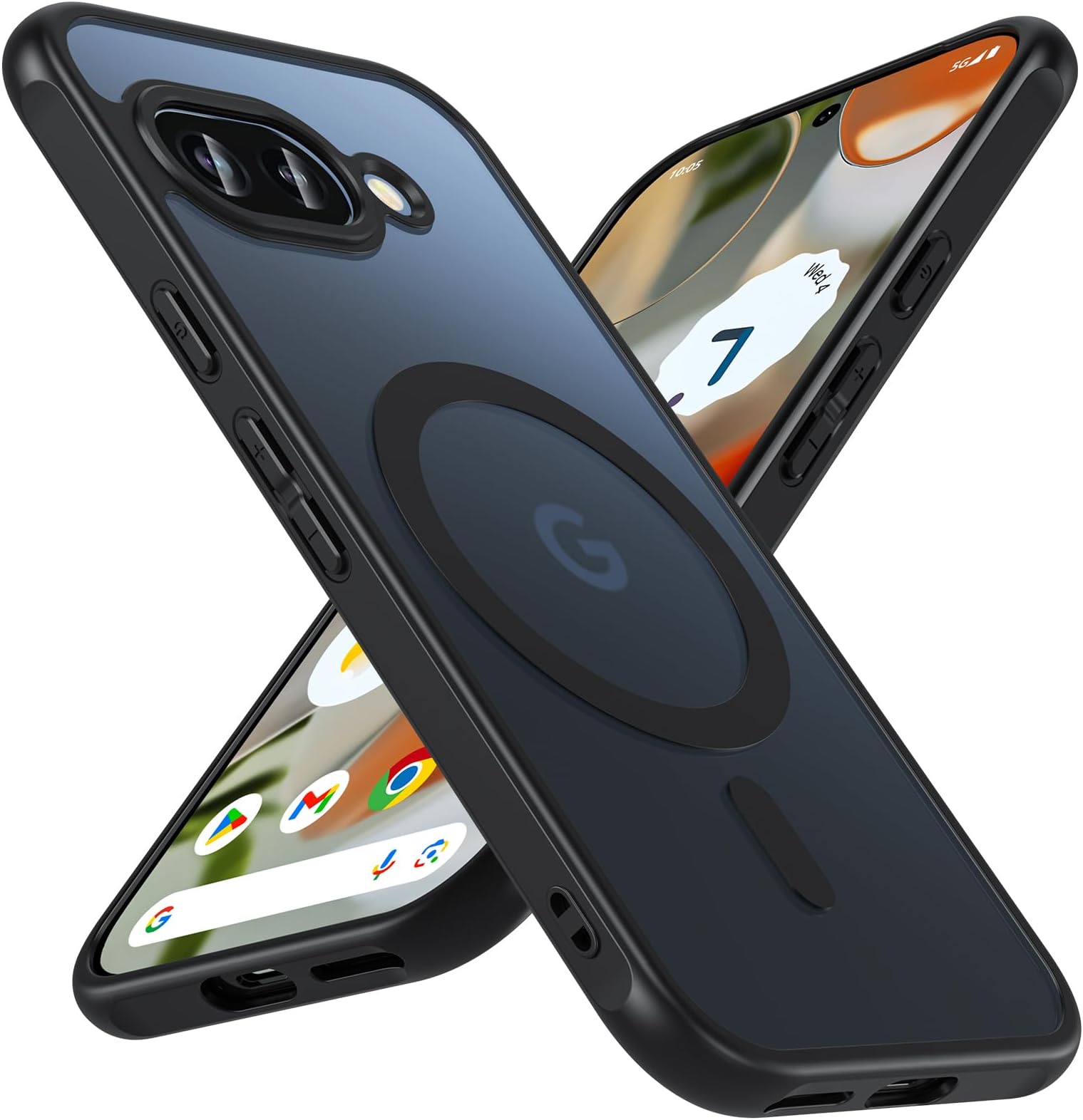 Amazon.com: OWKEY for Google Pixel 9A Case,Magnetic Phone Case [Compatible with MagSafe] Slim ...