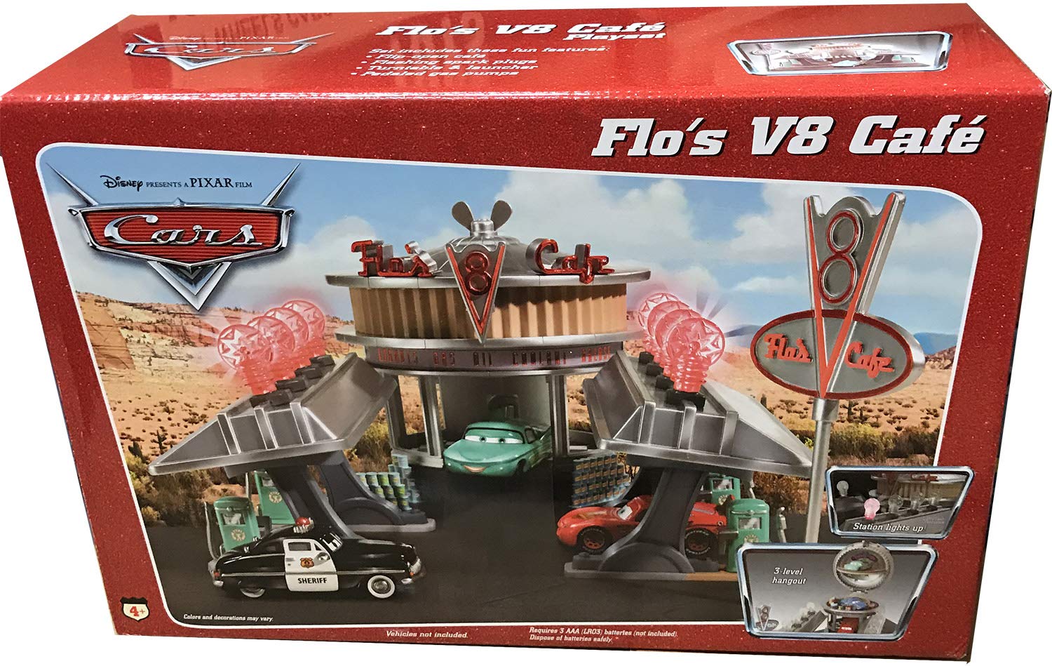 Amazon.com: The Original Big Wheel Cars Flo's V8 Cafe Play Set ...