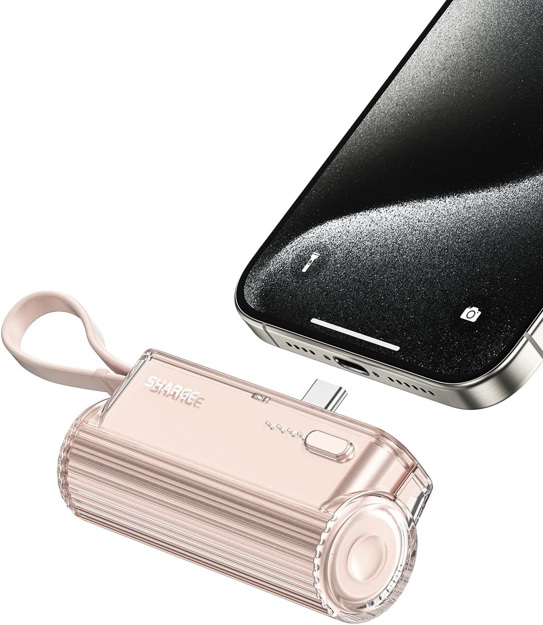 SHARGE Flow Mini Portable Charger, 5000mAh Mini Power Bank with Dual ...