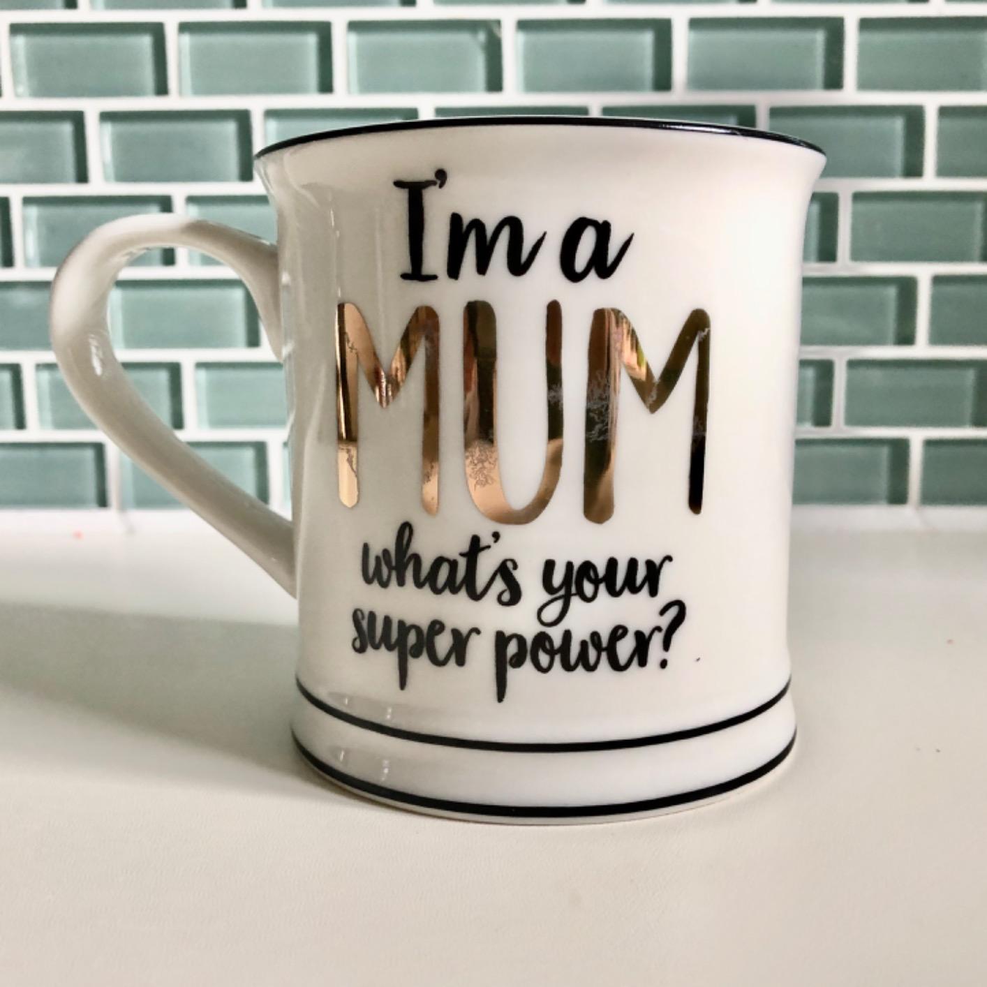 Mum Superpower Mug : Amazon.de: Küche, Haushalt & Wohnen