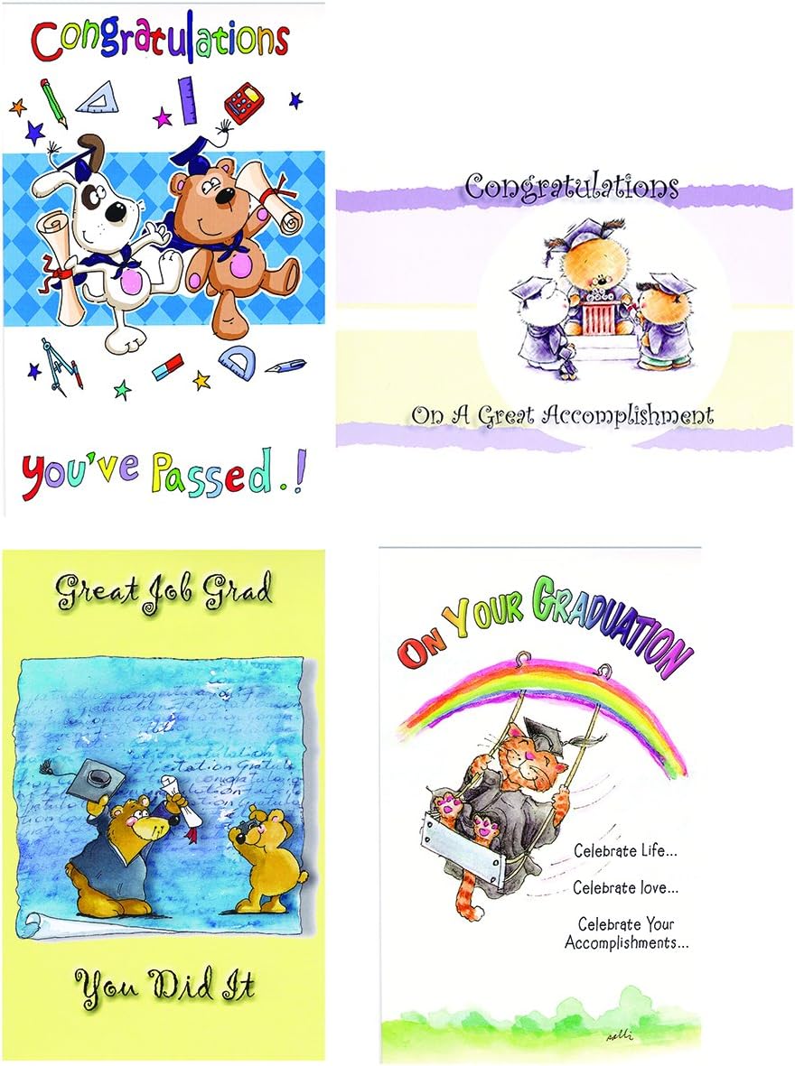 Amazon.com: Assorted Graduation Greeting Cards 24 Count Pack : Office ...