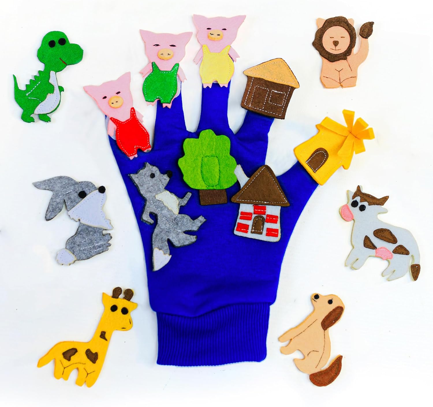 Amazon.com: Handicraft Kids 14 Pcs Hand Puppets Set for Kids and Adults ...