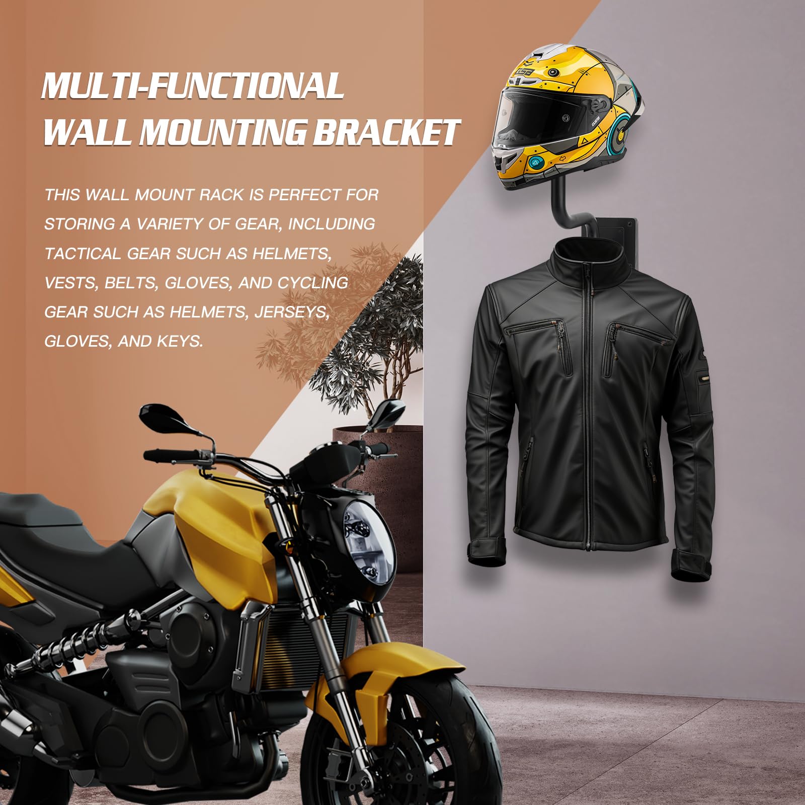 Snapklik.com : MANNIFEN Tactical Gear Wall Mount, Police Gear Rack