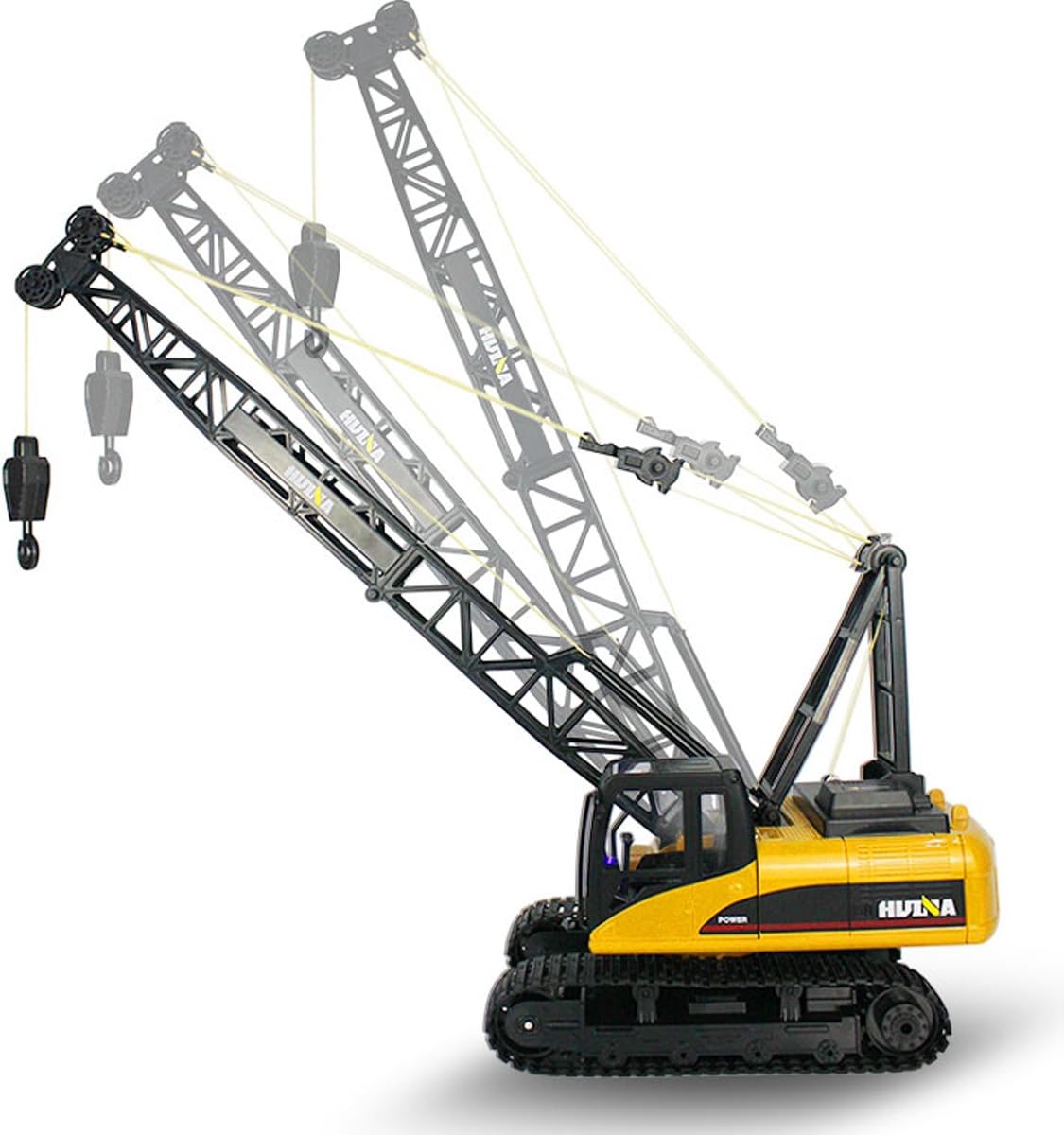 Fistone RC Truck Crawler Tower Crane Hoist Dragline Die-cast Model ...