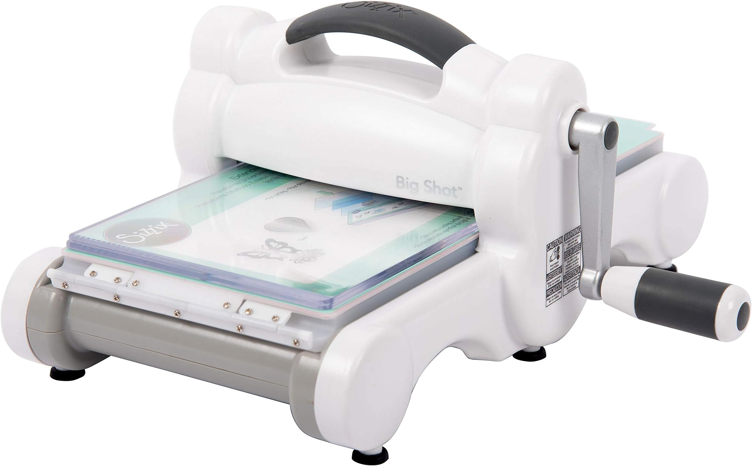 Amazon.com: Sizzix Big Shot Machine, 6 In (15.24 Cm) Opening, White/Gray