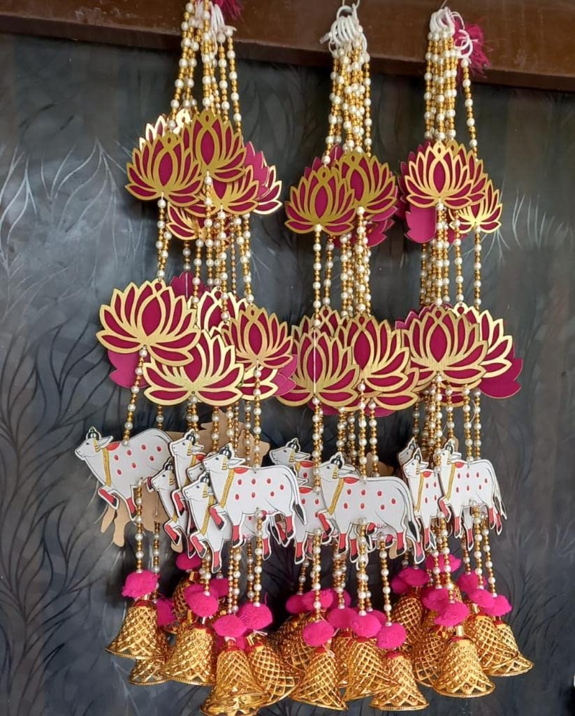 BDS Creations Lotus Door Hanging Decor Latkan Toran For Party, Birthday ...