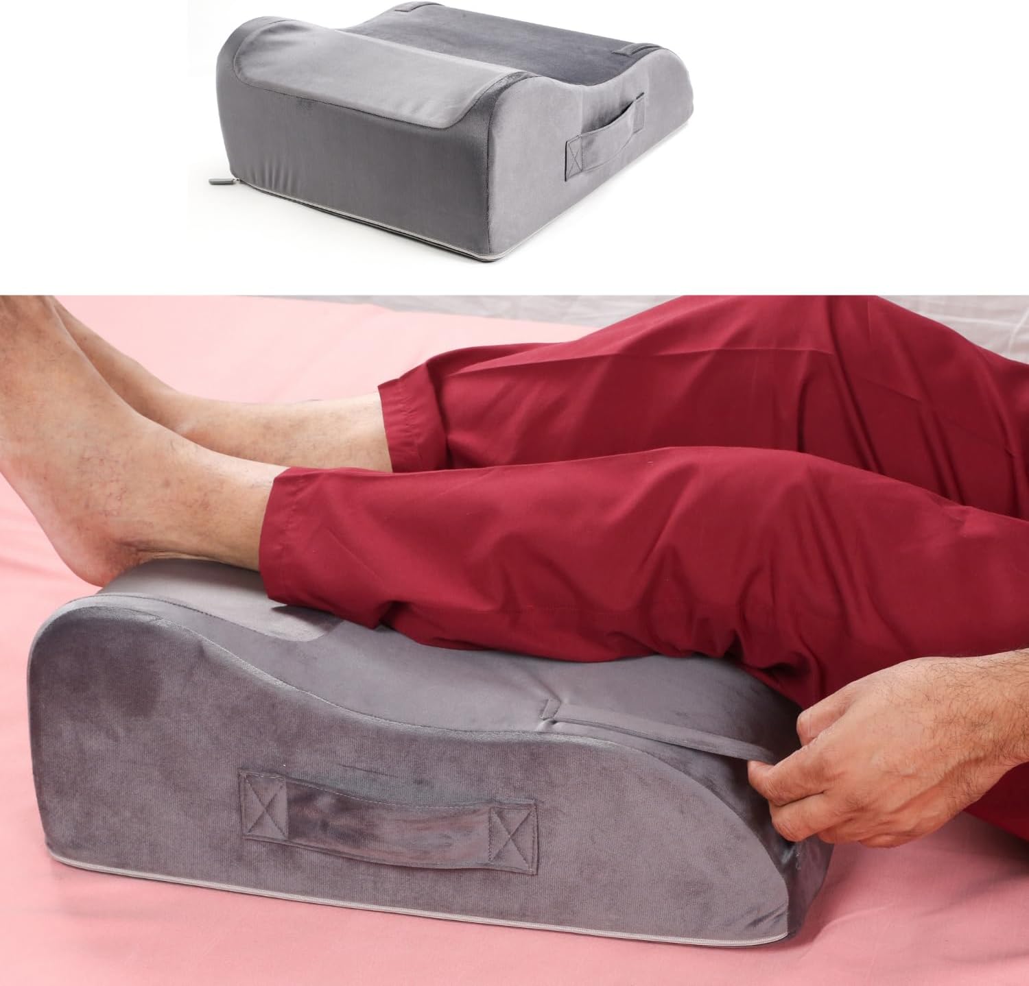METRON Leg Pillow for Sleeping, The Wedge Pillow, Leg Elevation Pillow ...