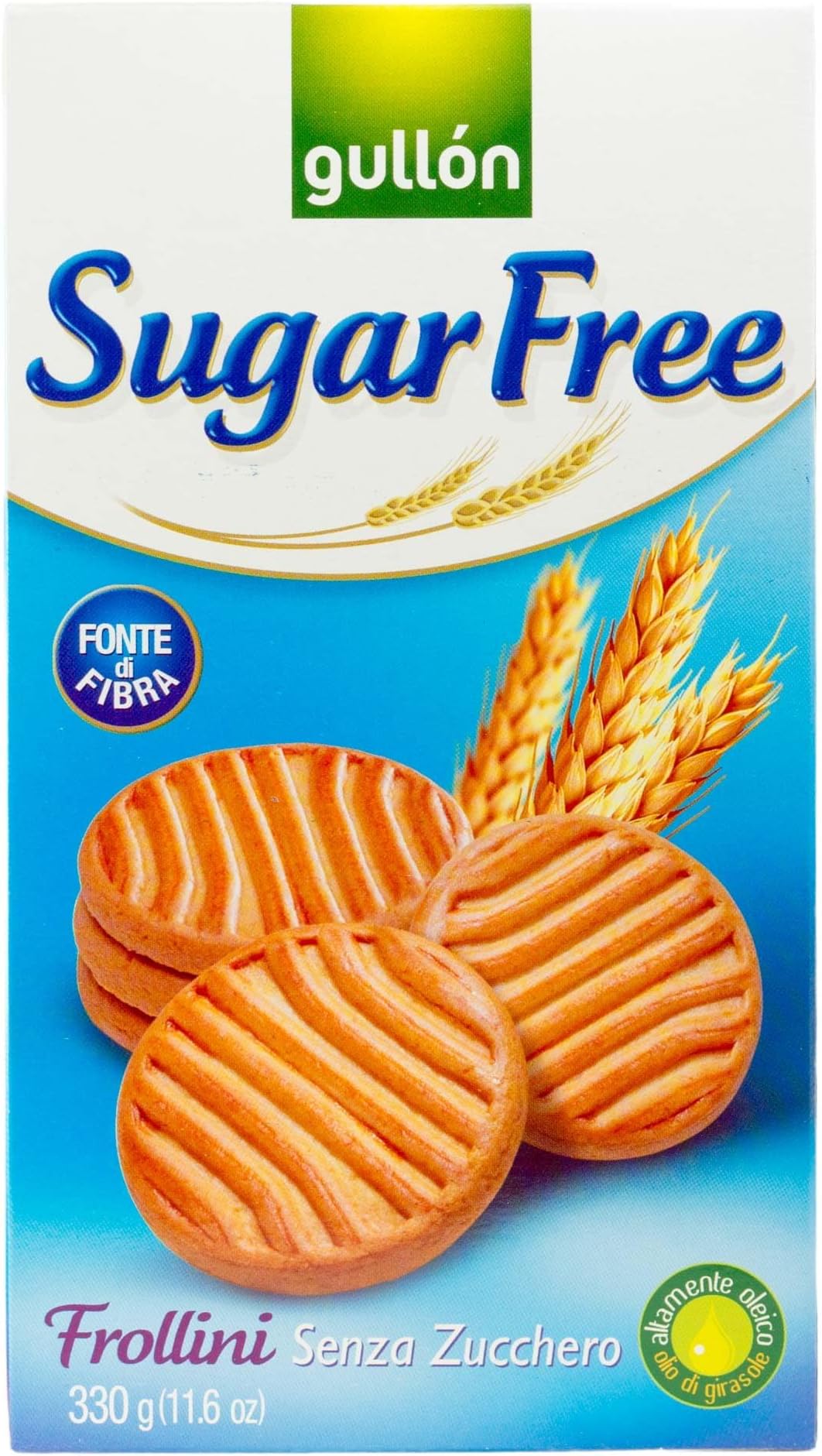 Amazon.com: Gullòn | Sugar Free Shortbread Biscuits | 4 x 330g | Pack ...