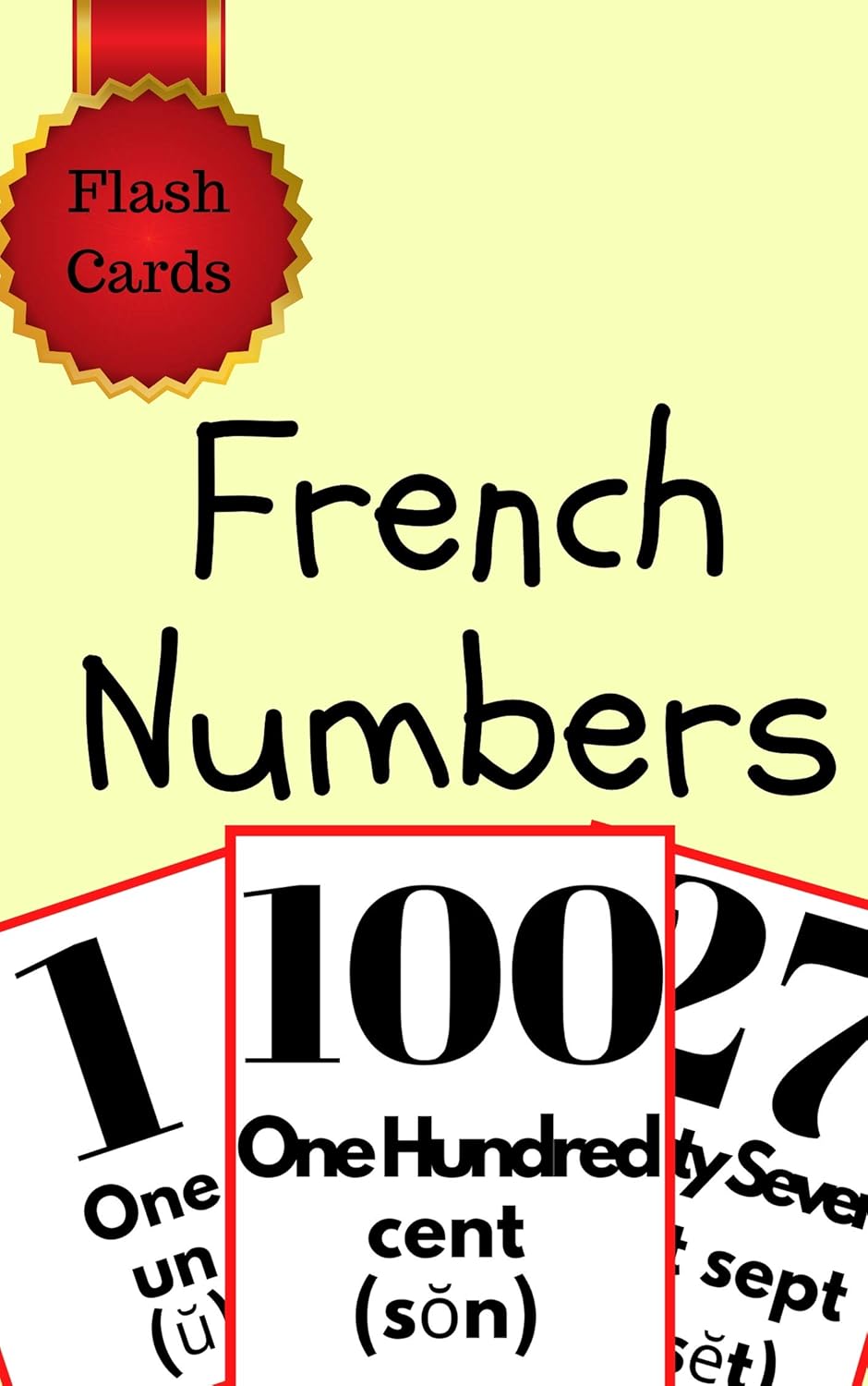 Amazon.com: French Number Flash Cards (1-100) (English-French) with ...