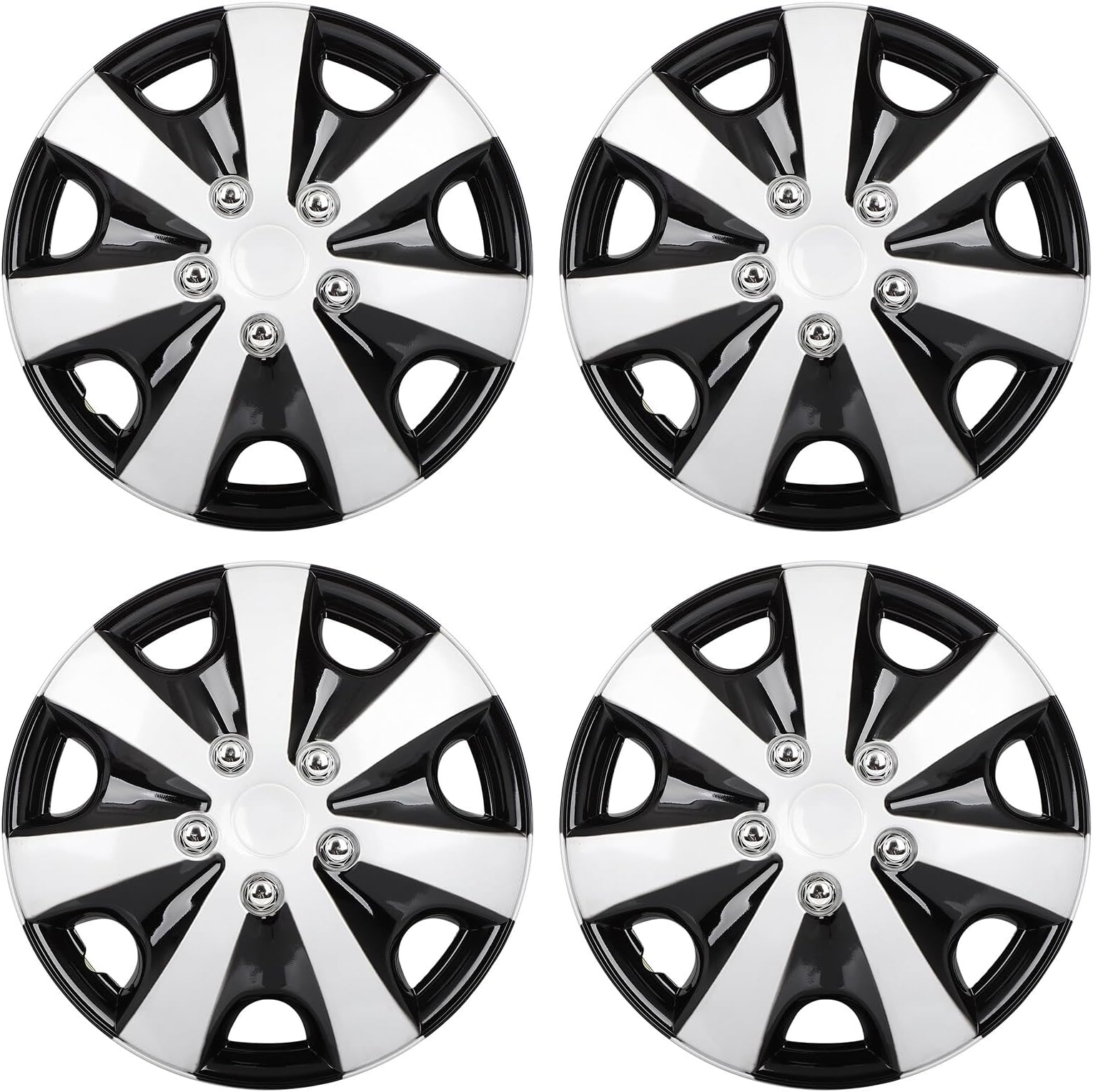 Amazon.com: OCPTY Car Wheel Rim Skin Cover Hub Caps Hubcap Wheel Cover ...