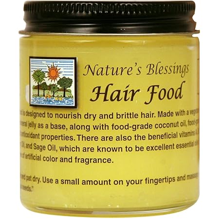 Amazon.com : Nature Blessing Hair Food & Hair Pomade 4 Fl.oz (COMBO ...