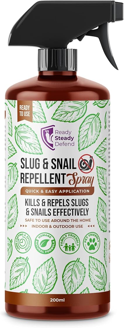 Slug & Snail Repellent Spray 200ml | Kills & Repels Slugs & Snails ...