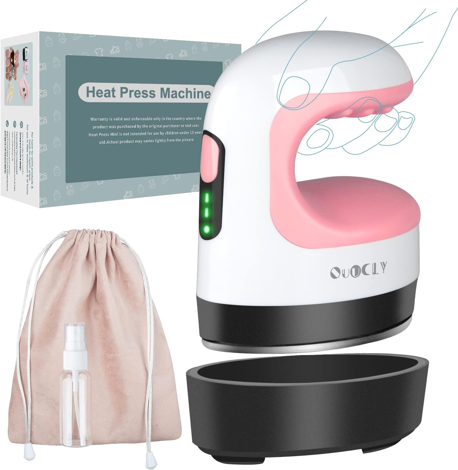 Amazon.com: Cricut EasyPress Mini Heat Press (Zen Blue) + Heat Press ...