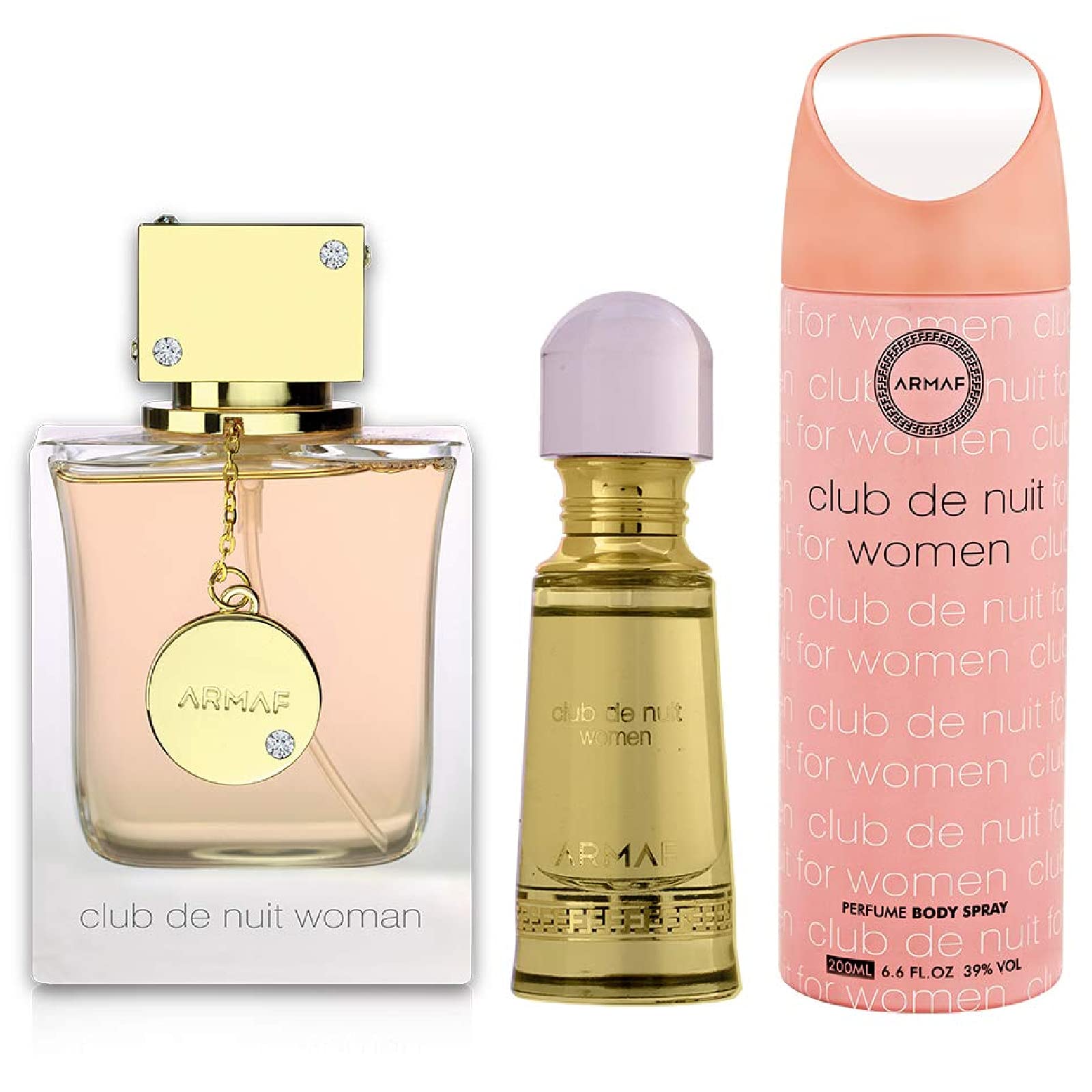 Buy Armaf Perfumes Club De Nuit Woman 3 Piece Gift Set, CDN Eau De ...