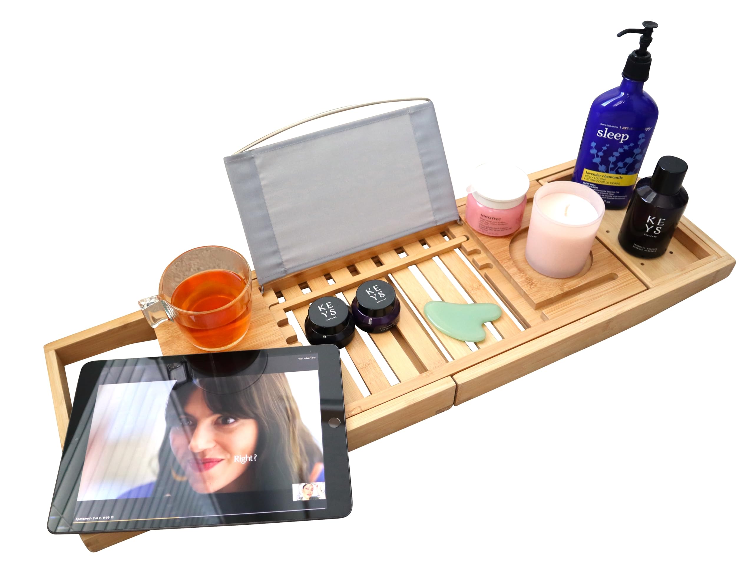 Snapklik.com : Bamboo Bathtub Tray And Bed Laptop Desk, Latest Unique ...