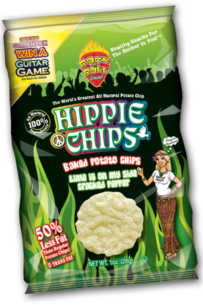 Amazon.com: Hippie Chips Potato Chips - Lime Gluten Free, 1-Ounce (Pack ...