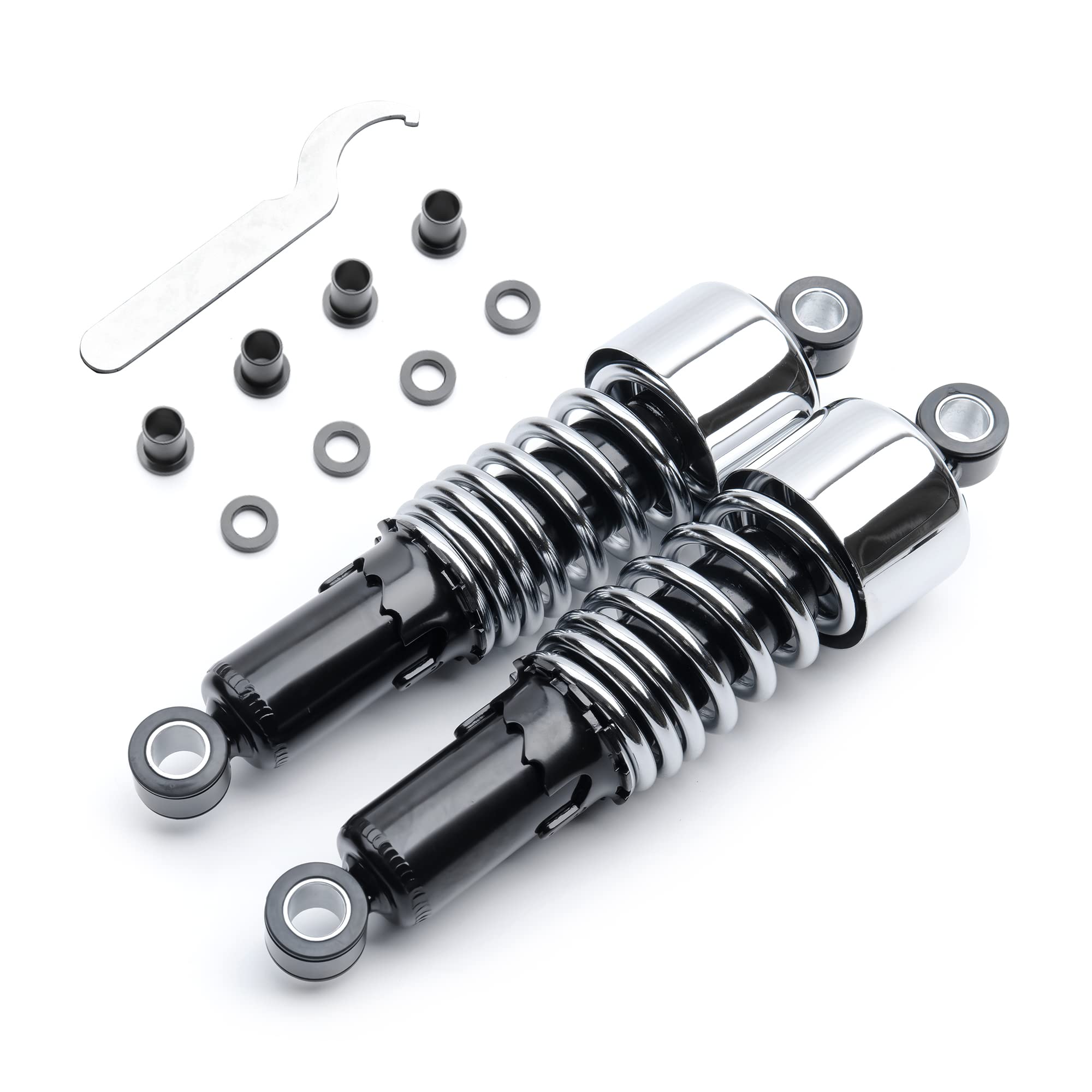 MoKitDora Motorcycle Rear Harley Lowering Slammer Shock 10.5â€?/267mm ...