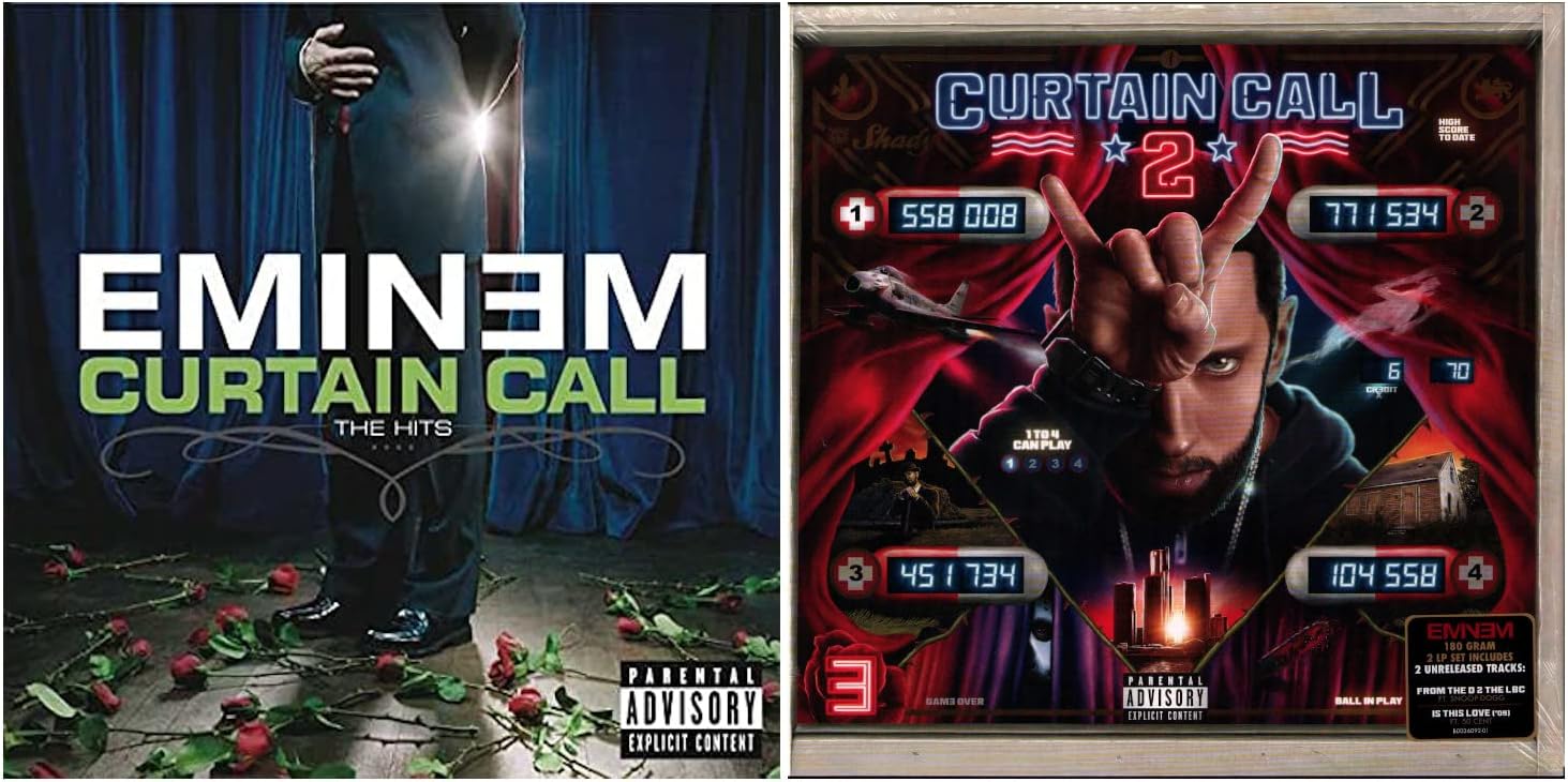 Curtain Call The Hits - Best Of Vol. 1 and Vol. 2 - Eminem Greatest ...