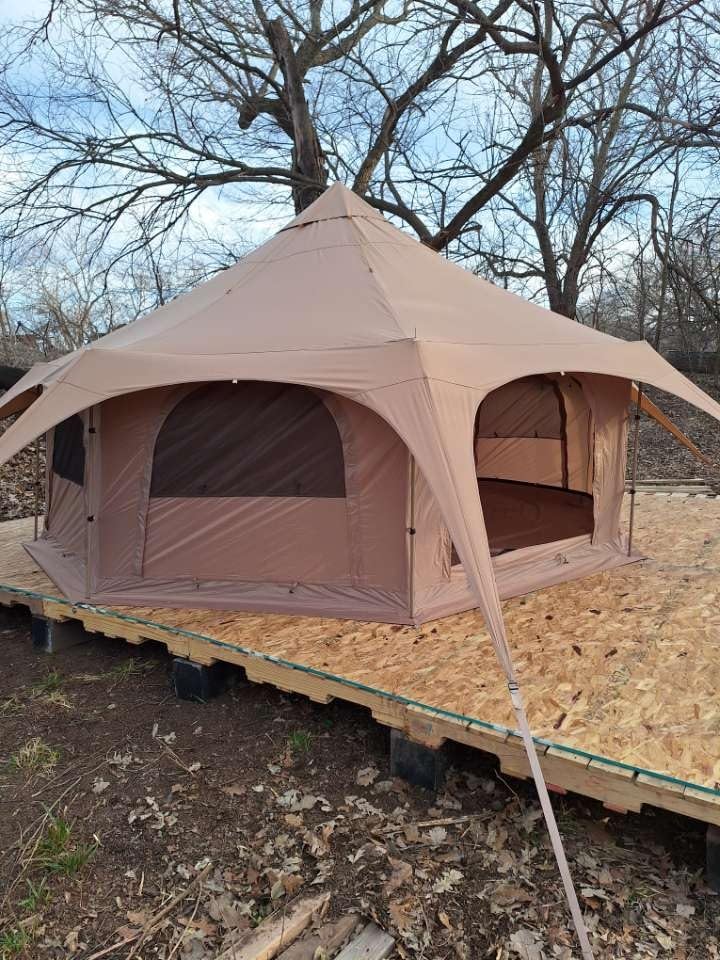 $20/mo - Finance MC TOMOUNT Canvas Tent Bell Tent 16.4ft*High9.2ft with ...