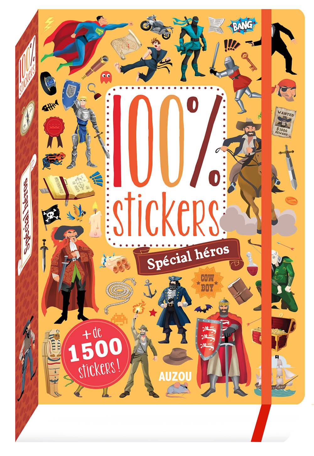 100% STICKERS : SPÉCIAL HÉROS : COLLECTIF: Amazon.ca: Books