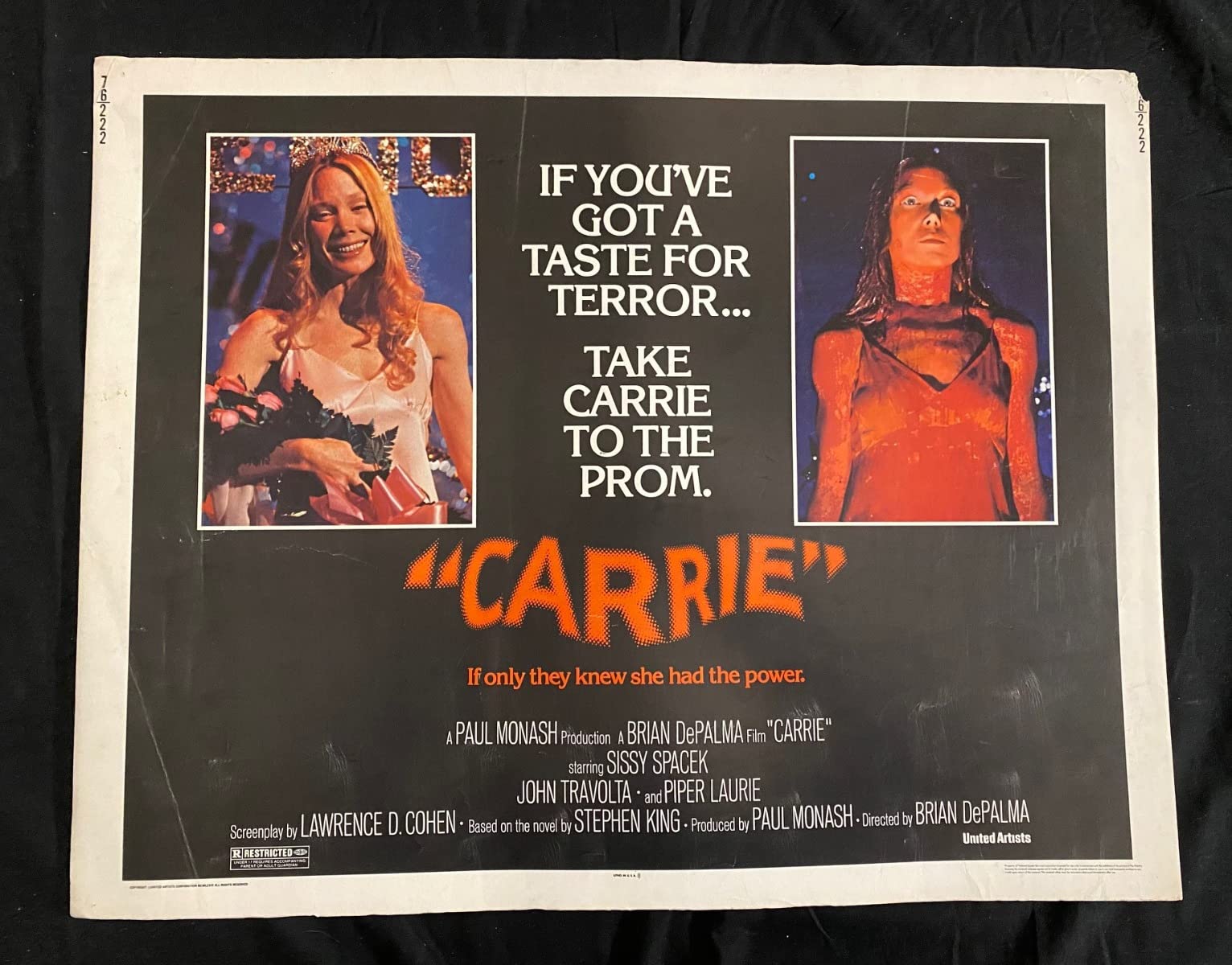 Original Carrie Movie Poster